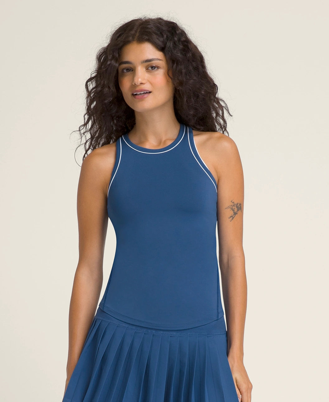 Fieldhouse Tank Lite in Court Blue | Baseline Social